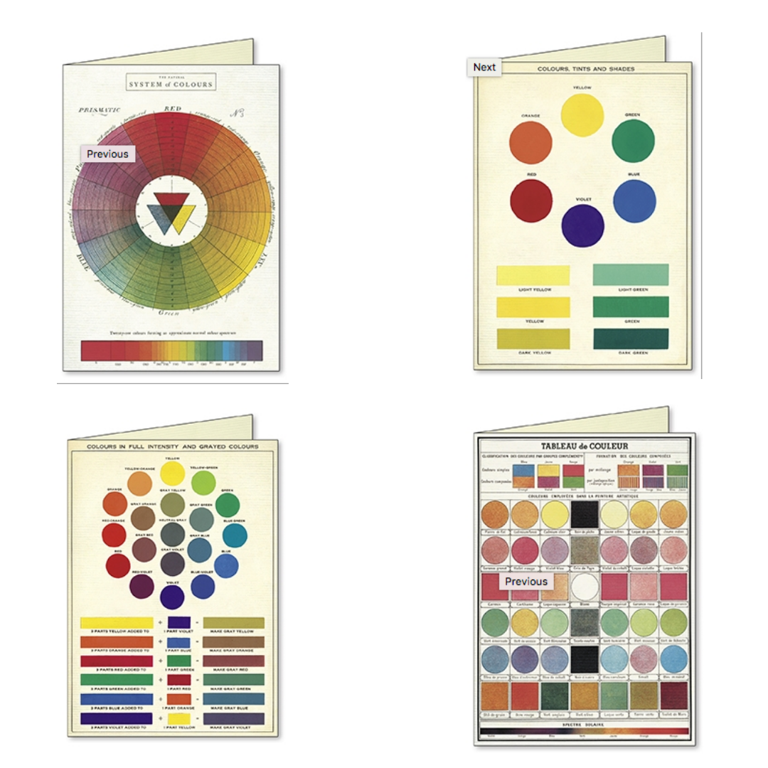 Cavallini & Co. Boxed Noted Cards - Color Wheel – Stocklist